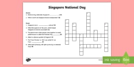National Day Word Cards