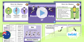 What is a Triple Jump? - Standing Triple Jump - Twinkl PE