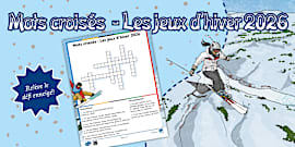 Mots mêlés différenciés sur le thème de l'hiver