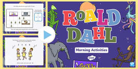 Roald Dahl Day Welsh Bilingual Display Banner (teacher made)