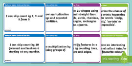 Year 1 Maths Assessment I Can Statements Checklist - Twinkl