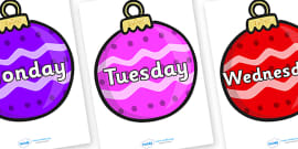 FREE! - Patterned Days of the Week Posters (teacher made)