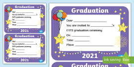 EYFS Graduation Certificate (teacher made)