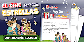 Sopa de letras: ¡Vamos al cine!