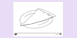 FREE! - Square Pizza Base Colouring | Colouring Sheets