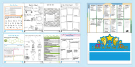 EYFS First Day Back Activity Pack (teacher made)