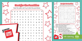FREE! - Comic Relief: Mindfulness Red Nose Day Colouring Sheets