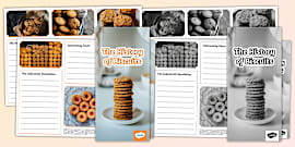 Biscuit Writing Template (teacher made) - Twinkl