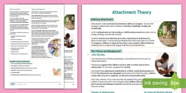 Stages Of Attachment Posters EYFS - CPD (teacher made)