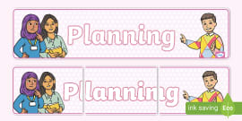 FREE! - Our Planning Board Display Banner (teacher made)