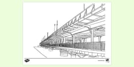 FREE! - Falkirk Bridge Colouring Sheet (teacher made)
