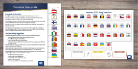 FREE! - 👉 Kids Eurovision Song Contest Worksheet | BBC Teach | Twinkl