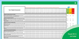 WA Curriculum English Year 3 Assessment Tracker - Twinkl