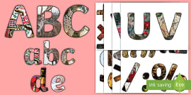 Merry Christmas Display Lettering & Symbols Editable - christmas