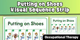 Toileting Visual Sequence Strip for Occupational Therapy and Life Skills