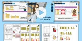 Short Division - Year 3 Bus Stop Division Worksheet Pack