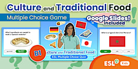 ESL Culture and Traditional Food Lesson Plan [Kids, B1]