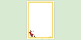 FREE! - Simple Blank Fridge With Magnets Page Border | Page Borders