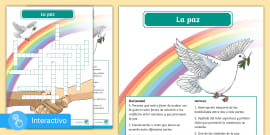 Manualidad: Paloma de la paz (teacher made) - Twinkl