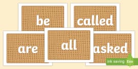 Tricky Words on Bricks - Tricky words (teacher made)