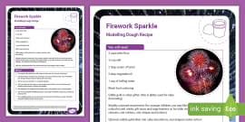 Bonfire Night Modelling Dough Recipe and Mat Pack | Twinkl