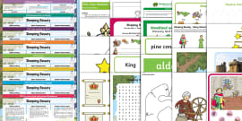 Sleeping Beauty Wordsearch (teacher made) - Twinkl