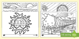 Summer Mindfulness Focus Worksheet / Worksheets - Twinkl