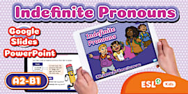 ESL Indefinite Pronouns PowerPoint Lesson [Adults, A2-B1]