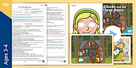 EYFS Goldilocks Story Map Adult Input Plan and Resource Pack