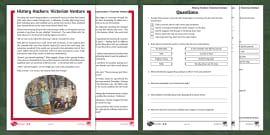 Children Working in Victorian Britain Worksheet