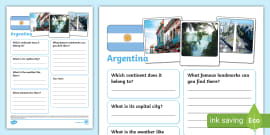 Argentina Word Search, Argentina Wordsearch, Argentina