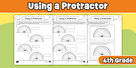 Fourth Grade Types of Angles Worksheet