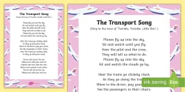 Nursery Rhymes About Vehicles - Transport And Travel Songs