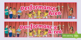 Performance Display Posters (teacher made) - Twinkl