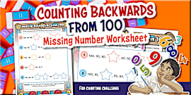 Maths - Counting - Worksheet: Number Sequences