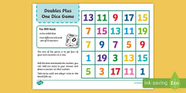 Race to 100 Dice Game - 100 Days of School Game Activity