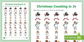 👉 Christmas-Themed Counting Activity, Christmas - Twinkl