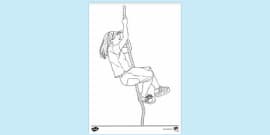 FREE! - Rope Colouring Sheet - KS1 Resources (teacher made)