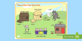 The Three Little Pigs Ten Frame and Counters Activity