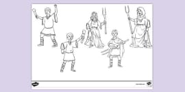 Angry Mahuika Colouring | Colouring Sheets (Teacher-Made)