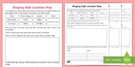 Staying Safe Scenario Worksheets (teacher made)