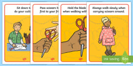 Scissor Grasp Display Posters - Twinkl Classroom Resources