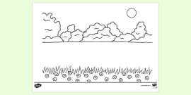 FREE! - Pandanus Tree Colouring Sheet | Colouring Sheets