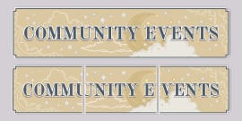 Our Community Display Banner - Community Display Banner