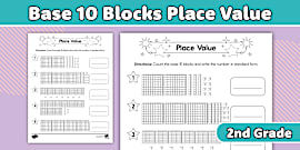 Second Grade Place Value Task Cards