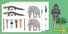 African Animal Puppets | Stick Puppets | Primary Resources