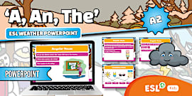 ESL Articles (A, An, The) PowerPoint Lesson [Kids, A2]