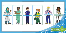 People and their Place of Work Matching Worksheet / Worksheet, worksheet