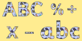 FREE! - Islam Themed Display Numbers-islam, themed, display numbers ...