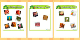 FREE! - Food The Hungry Caterpillar Ate Sorting Activity - story books